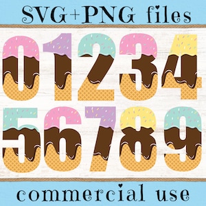 144 Files Bundle Cute Ice Cream Letters SVG PNG| Ice Cream Birthday ...