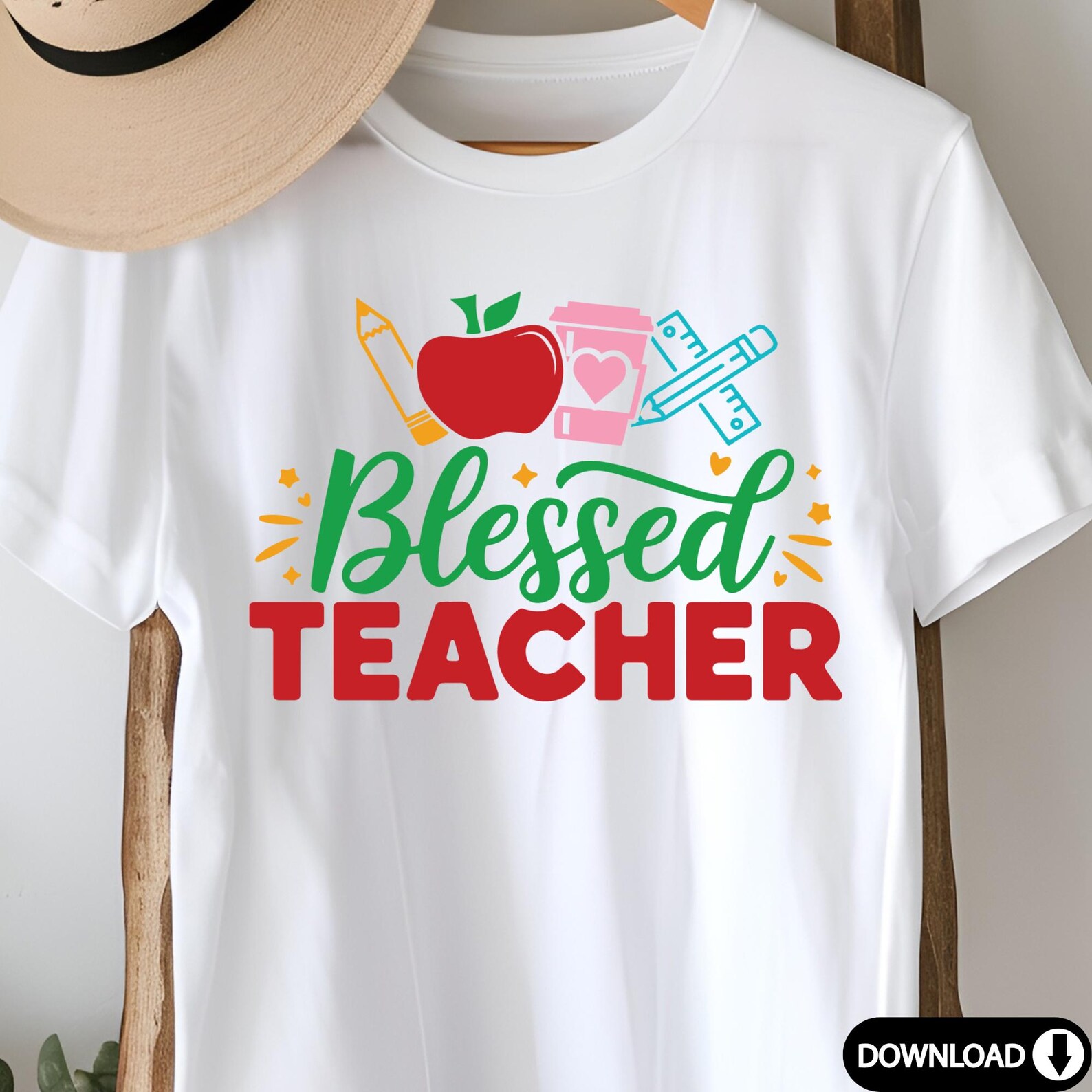 Teacher Appreciation SVG Bundle: Back to School Designs (digital ...
