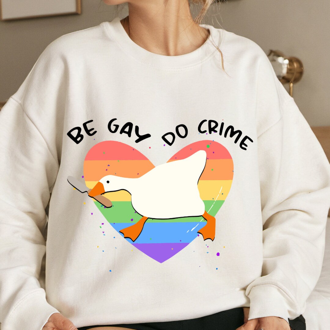 Be Gay Do Crime Duck Png, Pride Png, LGBTQ Png, Love is Love Png, Gay ...