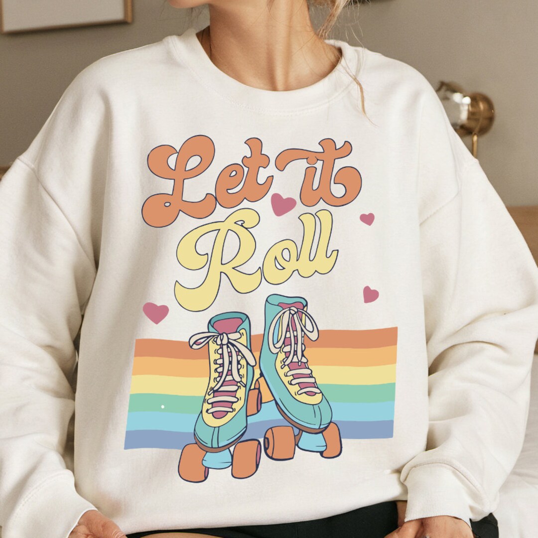 Retro Let It Roll Pride Png, Pride Png, LGBTQ Png, Love is Love Png ...