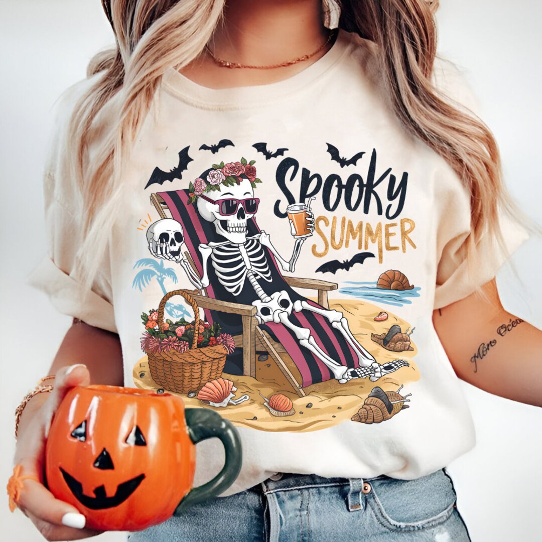 Retro Spooky Summer PNG, Funny Halloween Png, Spooky Summer Halloween ...