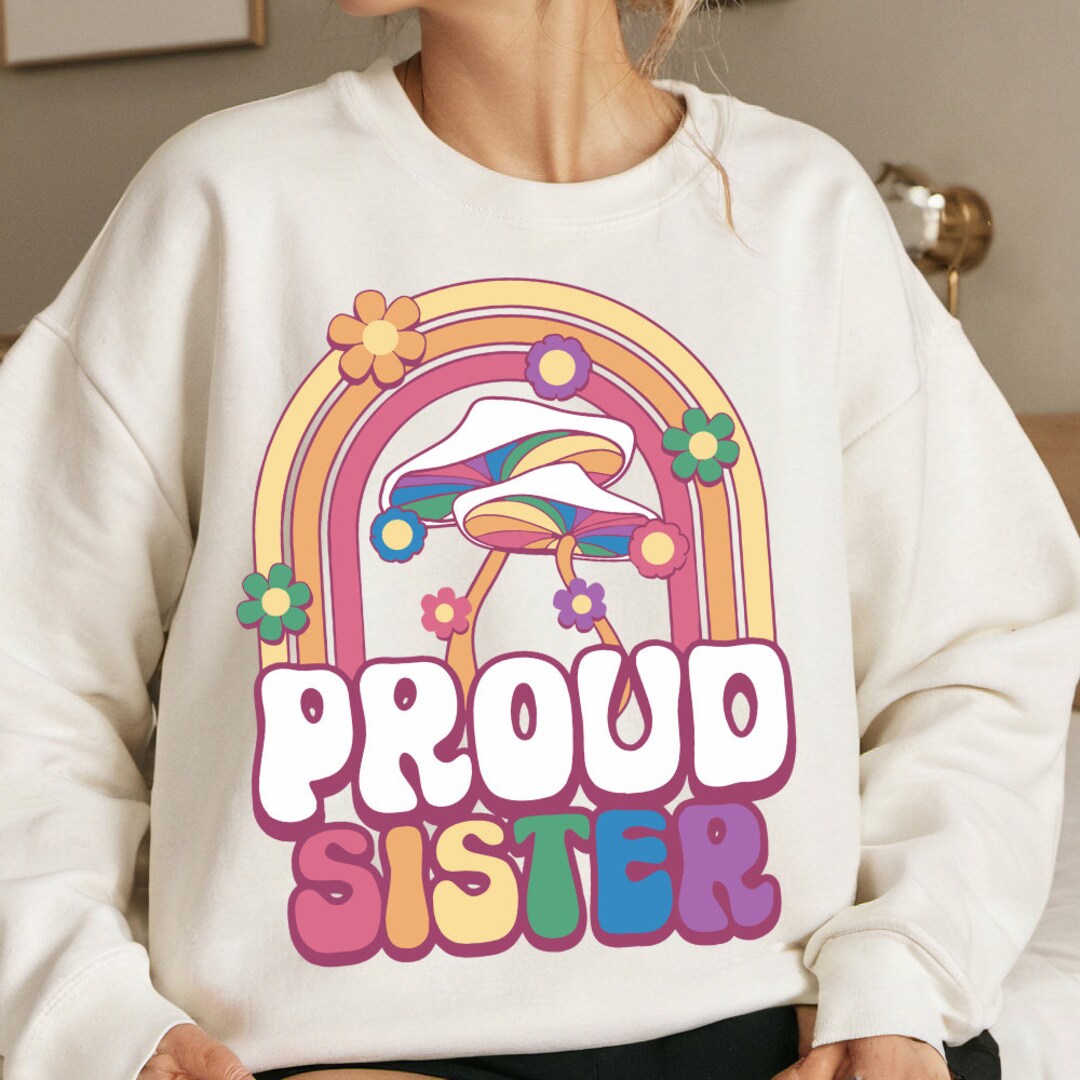 Boho Proud Sister Pride Png, Pride Png, LGBTQ Png, Love is Love Png ...