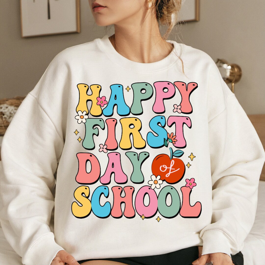 Happy First Day School Png, Back to School Png, First Day of School Png ...