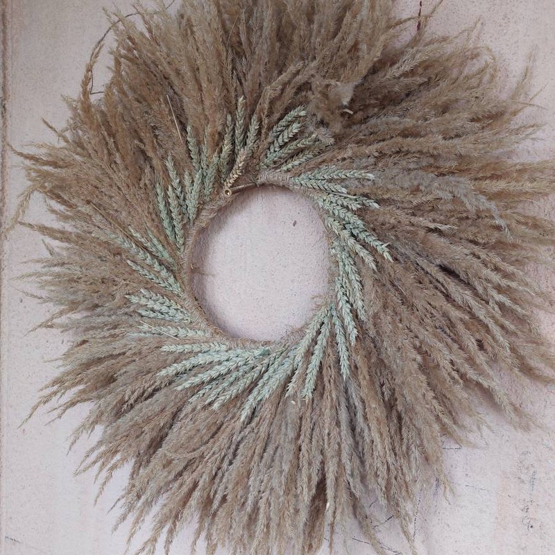 Dried Grass Wreath - Etsy