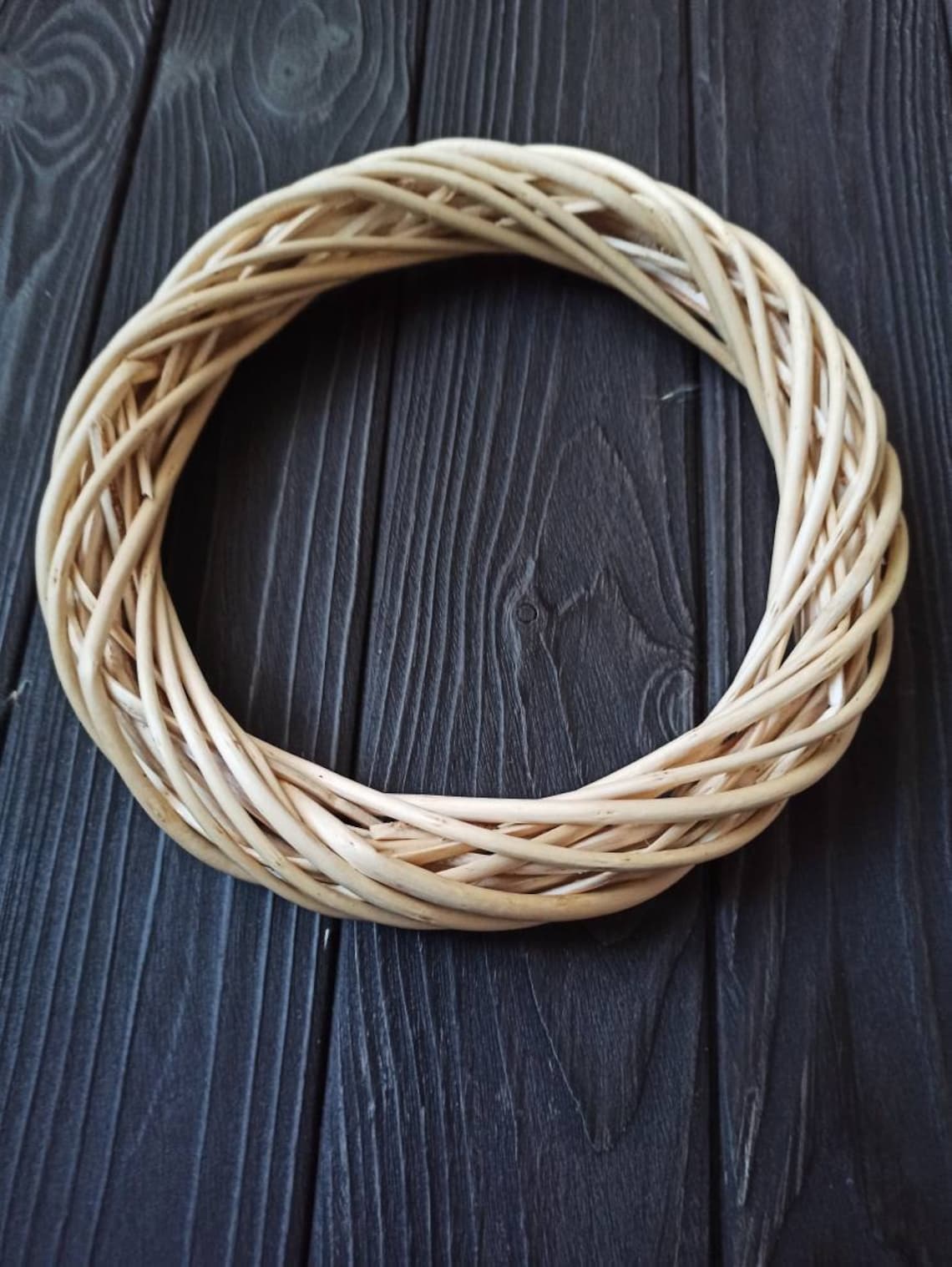 Wicker Wreath Base Small Wicker Wreathwicker Wreath | Etsy