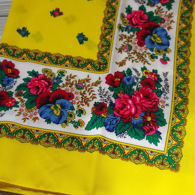 Babushka Scarf - Etsy