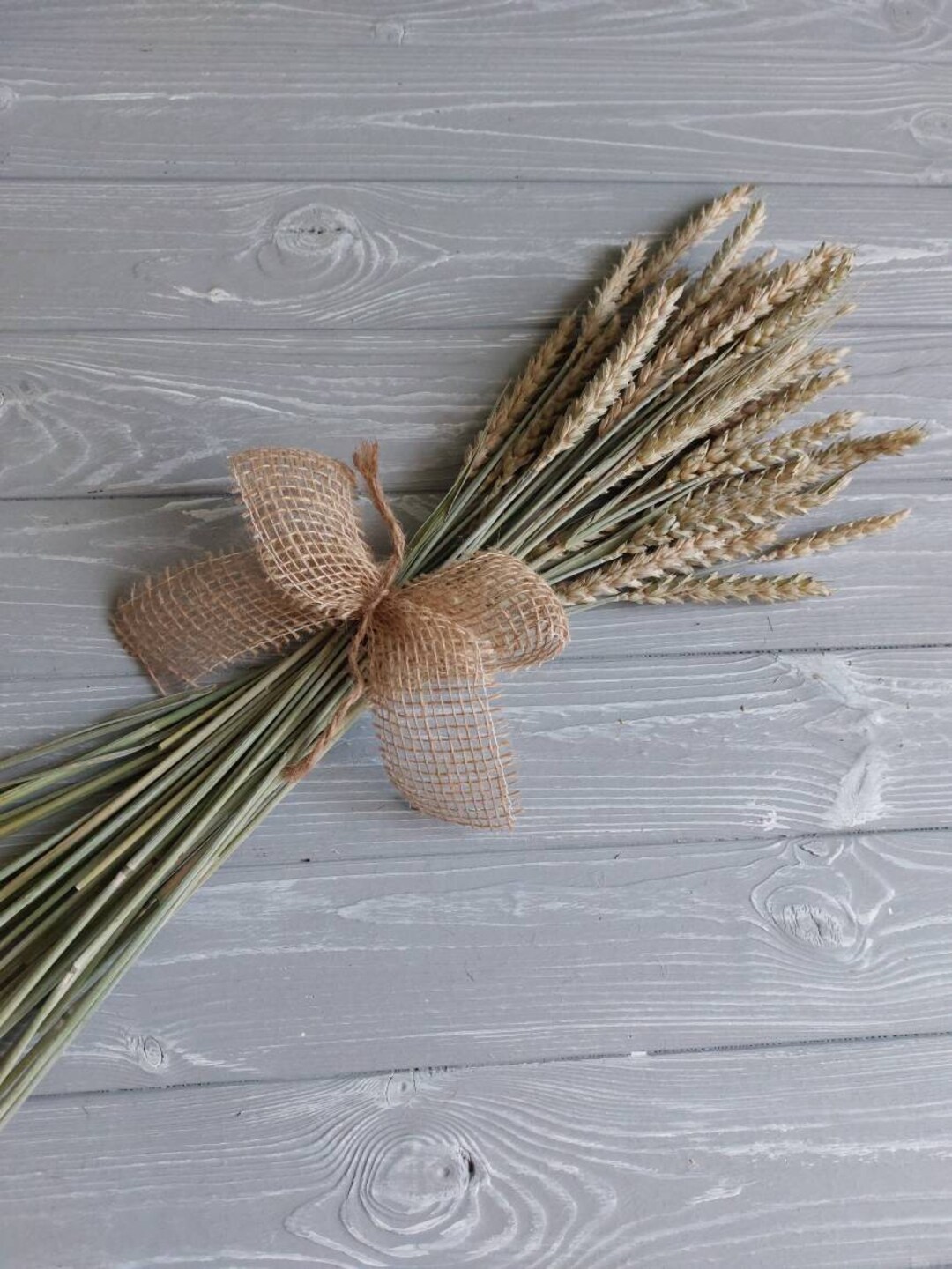 100 Stems of Natural Wheat, a Bunch of Dried Flowers, Flower ...