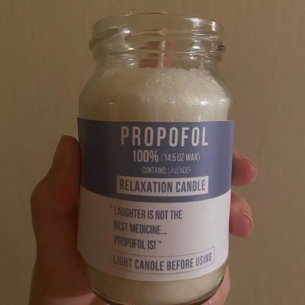 Propofol Candle - Etsy