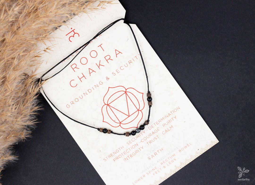 Root Chakra Necklace Men/women/onyx/hematite/grounding/protection/multi ...