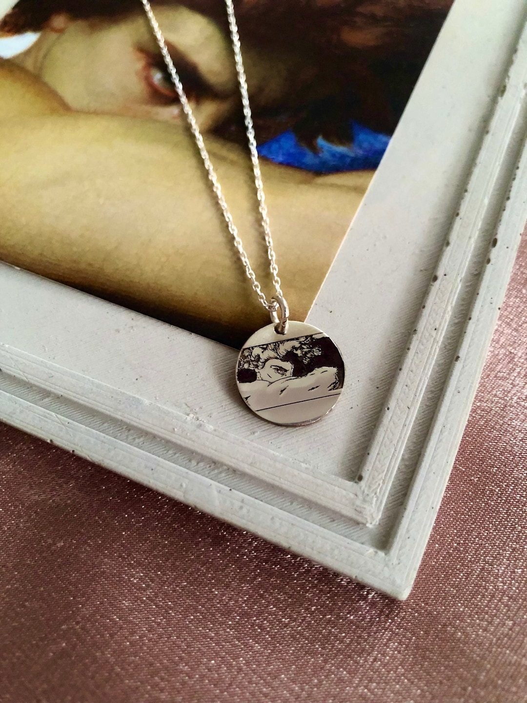 Lucifer Necklace, the Fallen Angel Artwork Silver Necklace, Alexandre ...