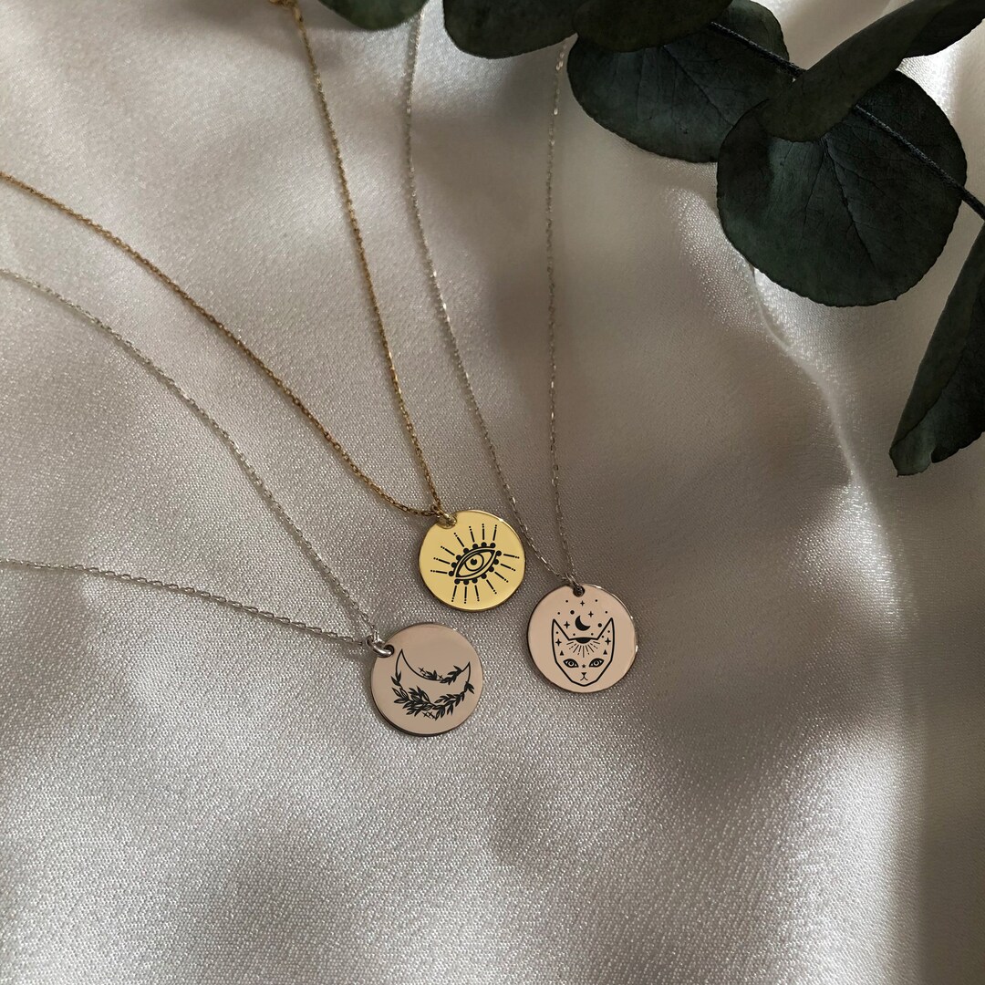 Talisman Silver Necklace • Mystic Necklace • Manifestation Jewelry ...