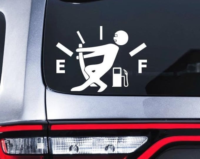 Gas Gauge Decal, Decal for Car, Gas Door, Decal for Jeep, Gas Decal ...