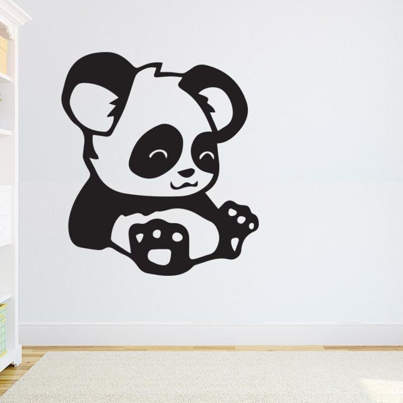 Panda Wall Decal - Etsy
