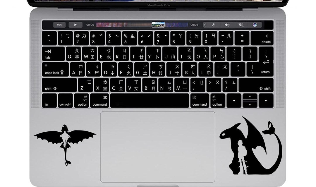 2 Decals 1 Price Toothless Sticker Hiccup Decal MacBook Apple Sticker ...