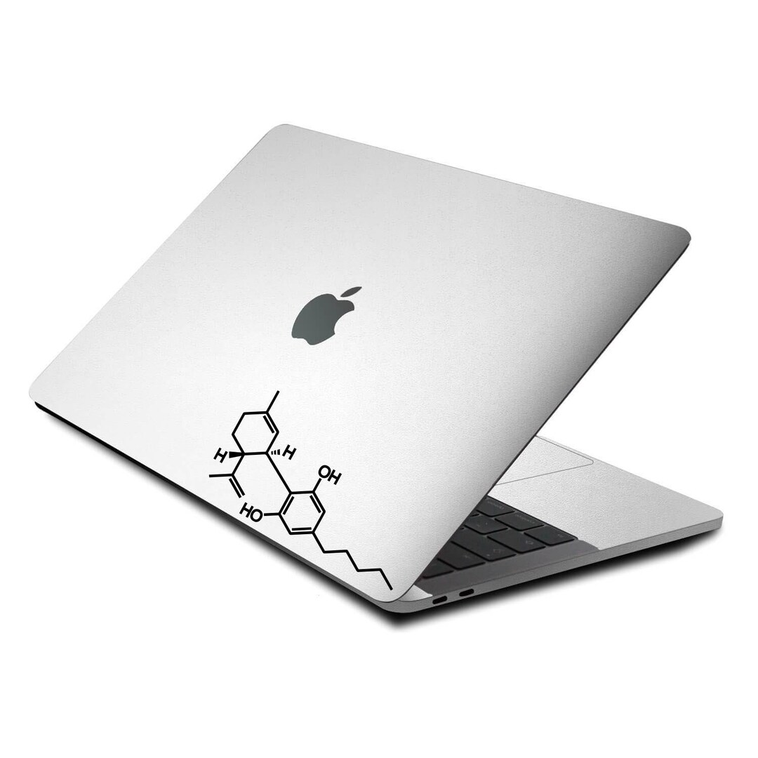 CBD Molecule Decal CBD Decal CBD Laptop Sticker Molecule Sticker - Etsy