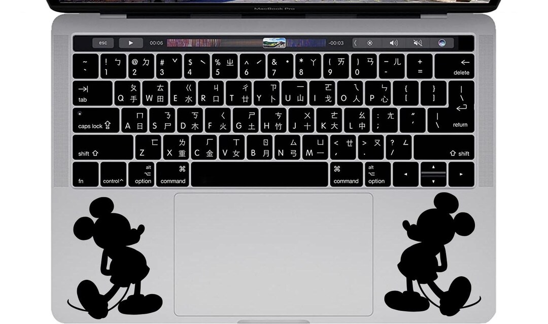 Mickey Mouse Decal Apple Decal Disney Laptop Mickey Mouse Sticker ...
