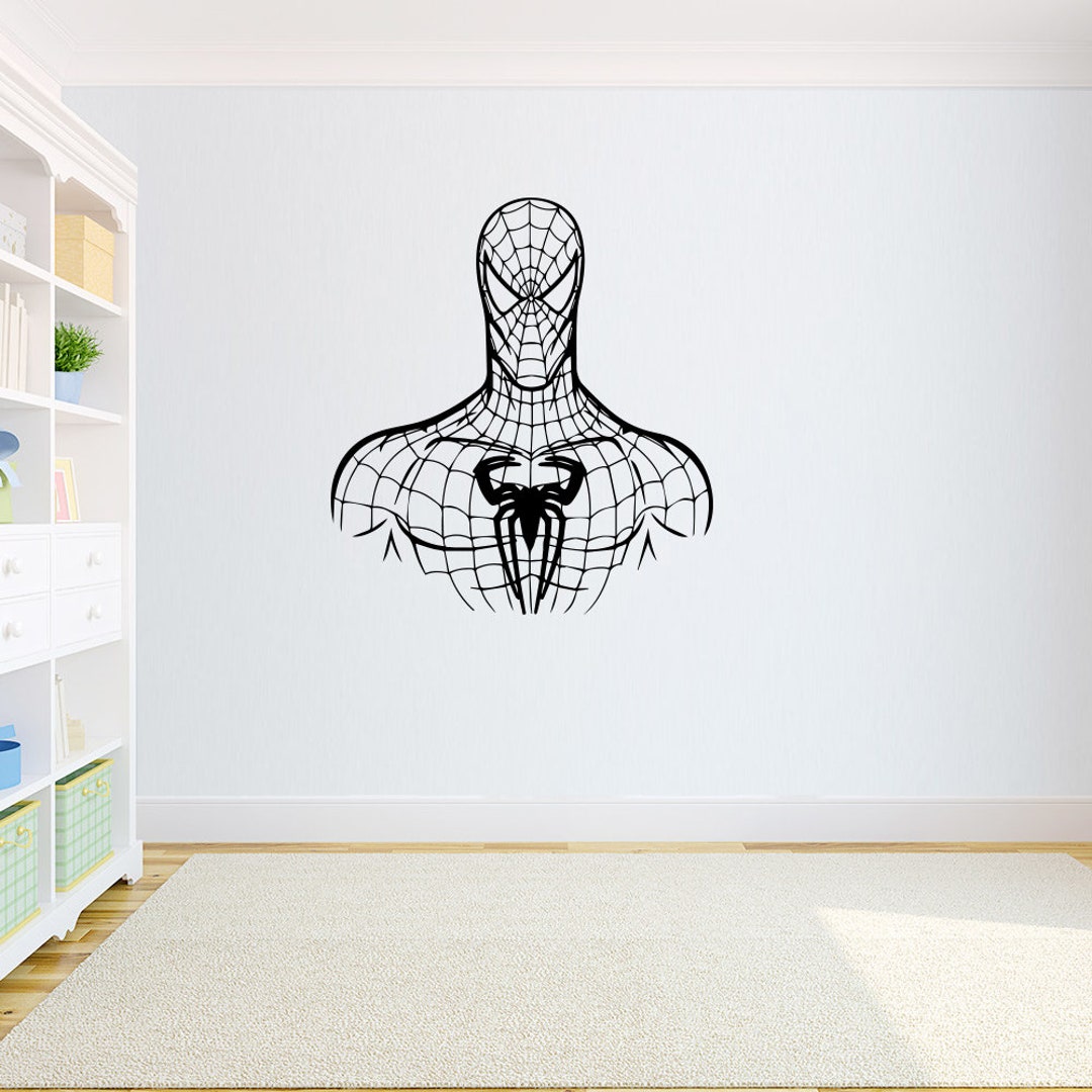 Spider Man Wall Decor Spider Man Wall Decal - Etsy