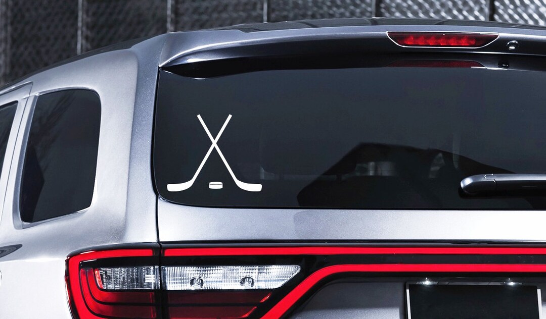 Ice Hockey Stick Car Decal: Sport Window Sticker - Etsy