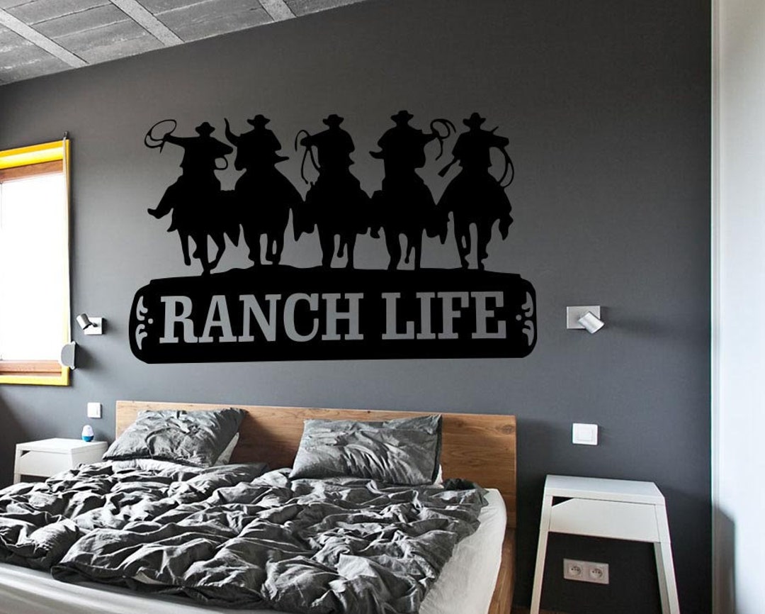 Ranch Life Wall Decal Farm Life Wall Sticker - Etsy