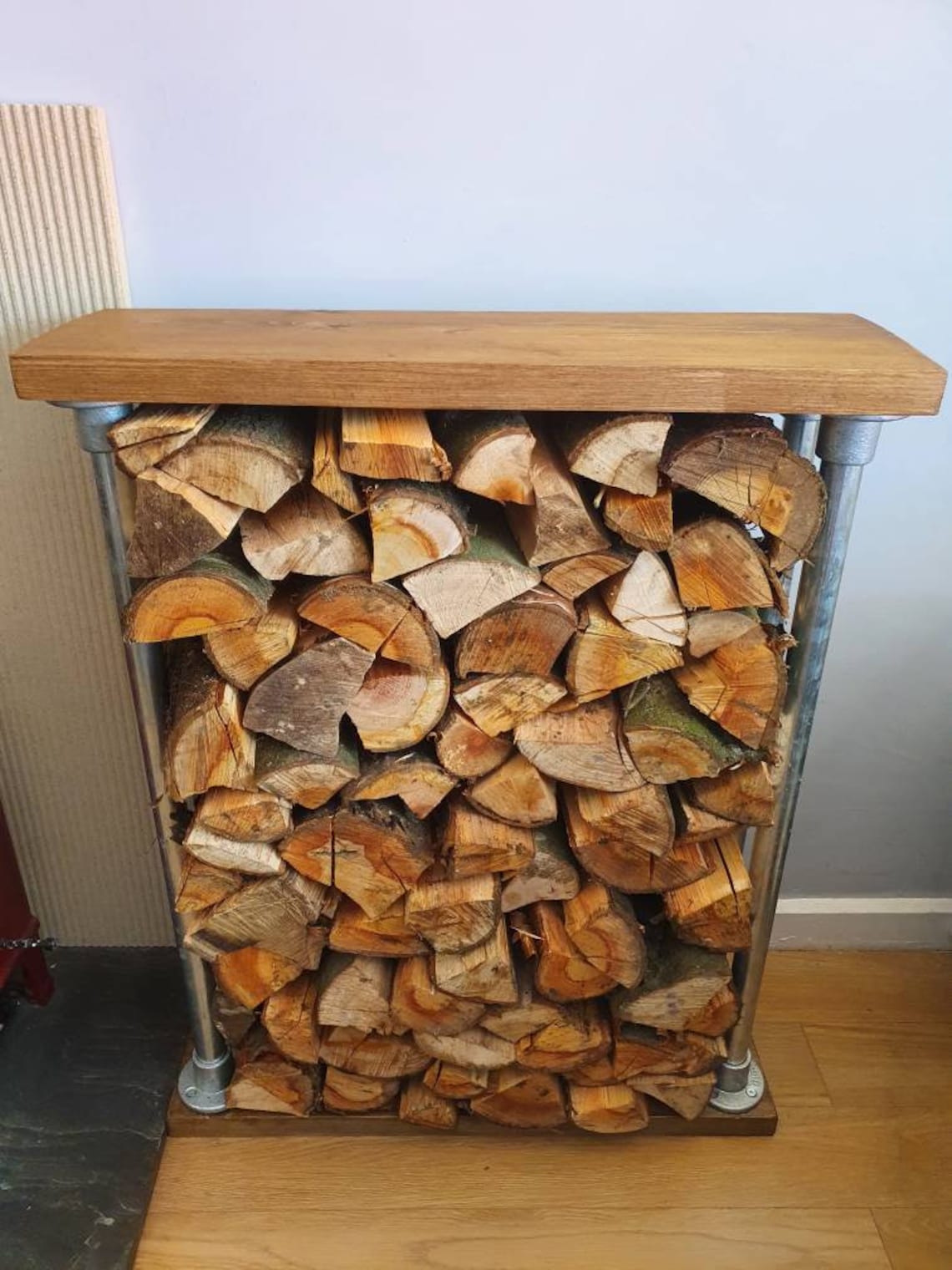 Rustic Log Store / Industrial Log Store / Indoor Log Storage / - Etsy UK