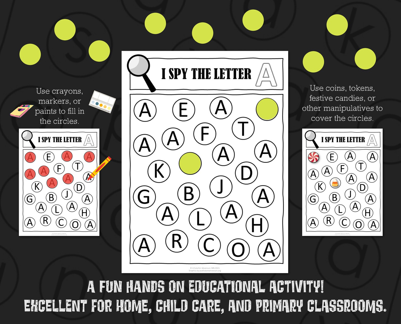 Alphabet I Spy | Educational Printable | Letter Recognition Activity ...