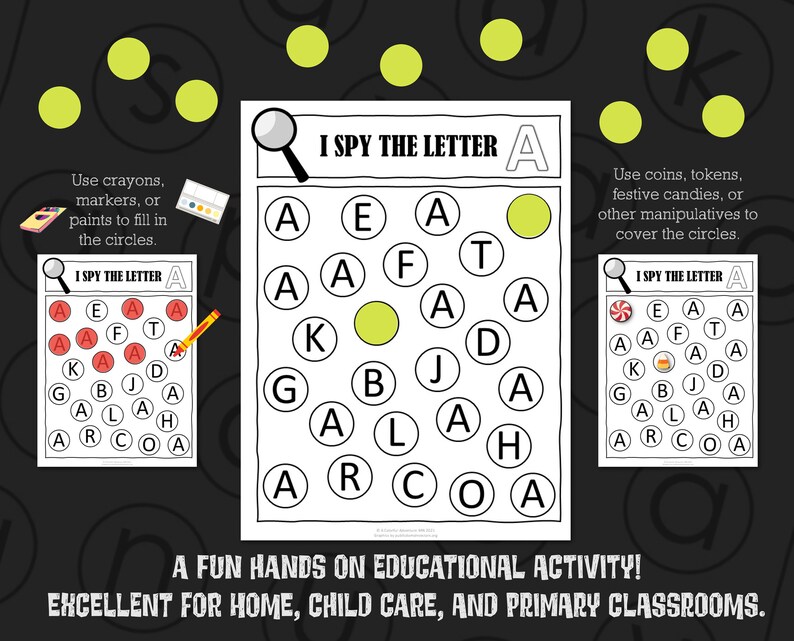 Alphabet I Spy | Educational Printable | Letter Recognition Activity ...