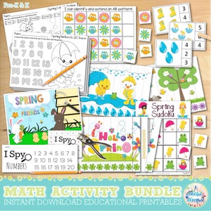 Spring Printables for Kids - Interactive Educational Spring Preschool ...