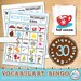 Winter Printable Bingo Game for Kids, Winter Activity, Vocabulary Games ...