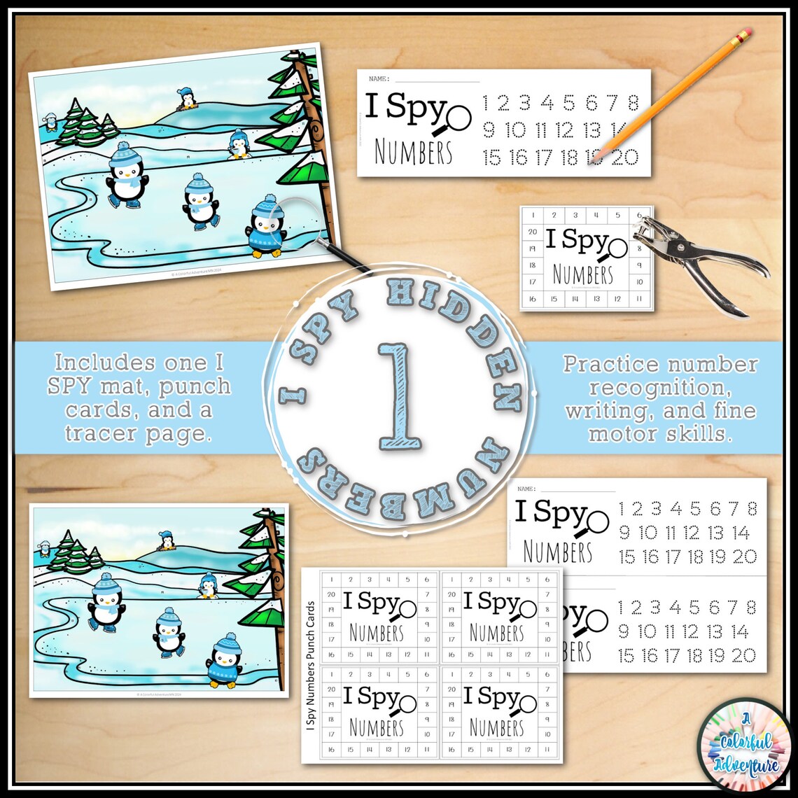 Winter Printables for Kids Interactive Educational Winter Preschool ...