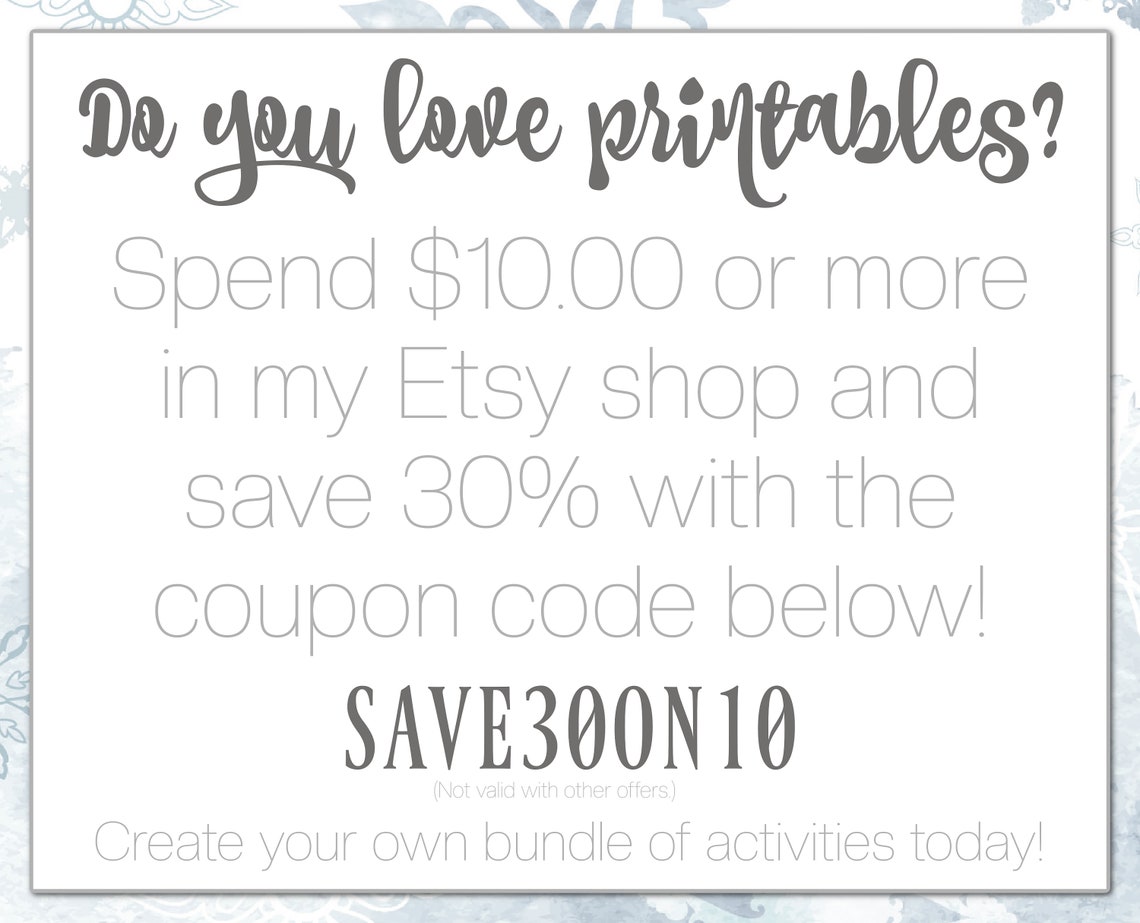 Winter Lacing Cards Fine Motor Activity Preschool Centers - Etsy