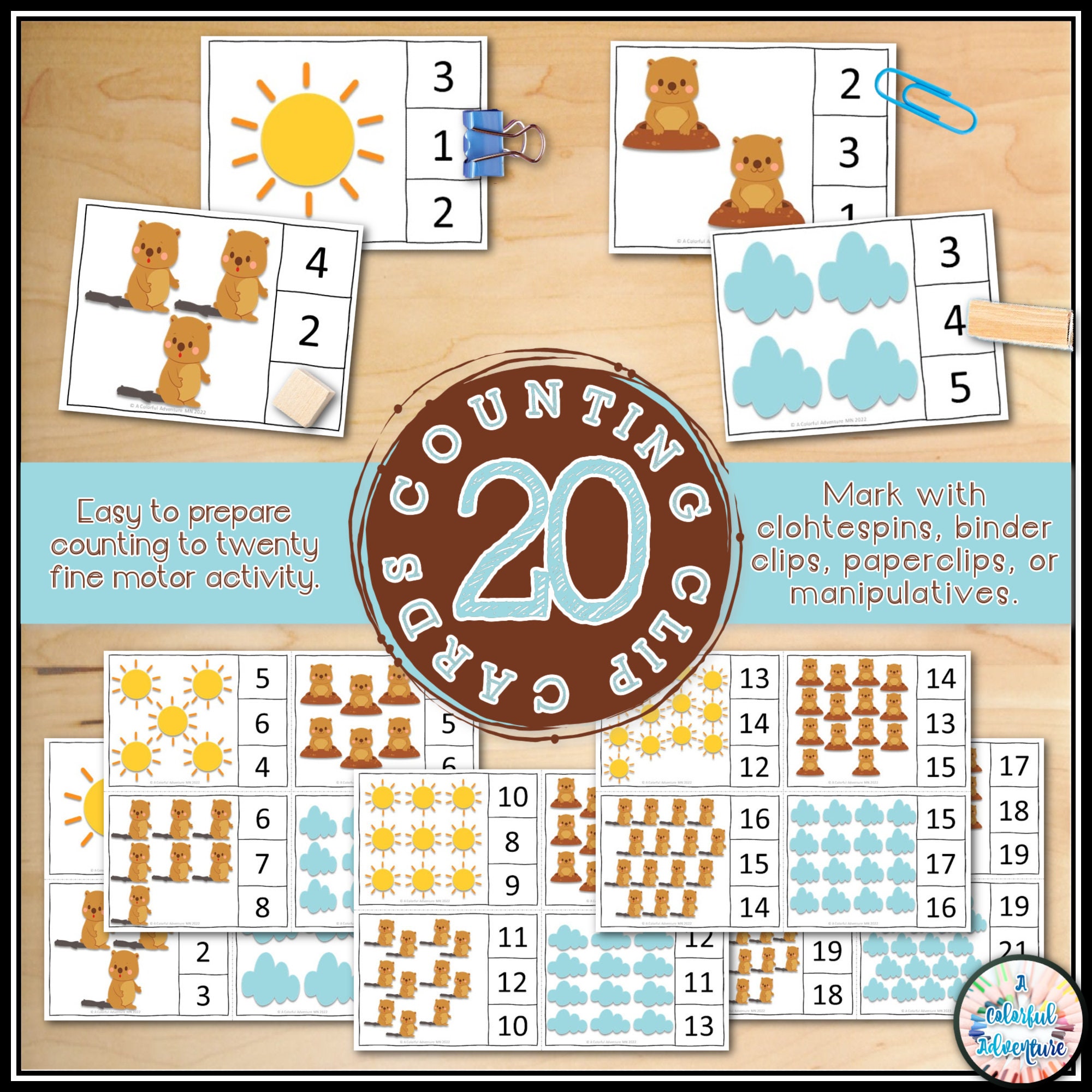Groundhog Day Activity Bundle: Preschool & Kindergarten Printables ...