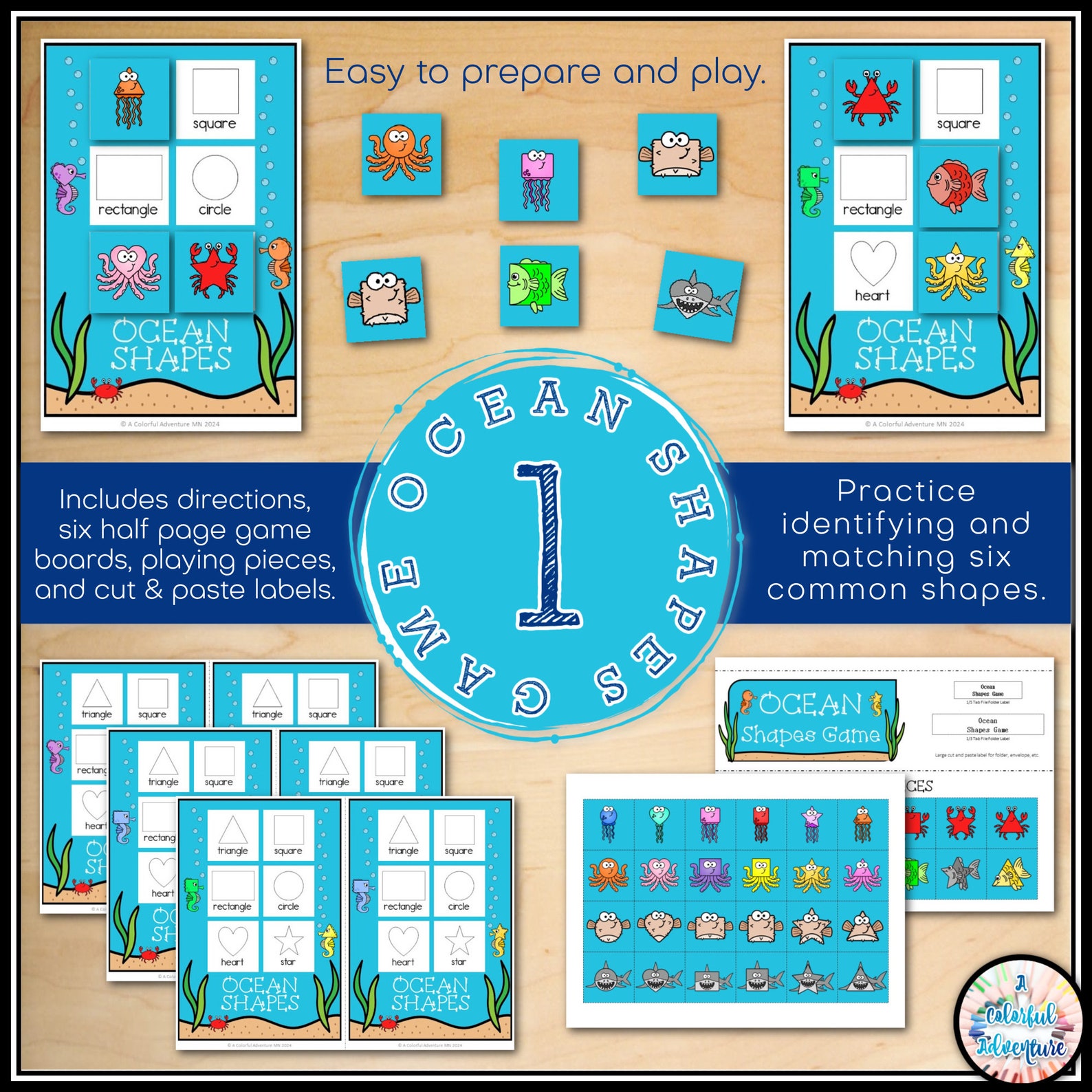 Under the Sea Ocean Activity Bundle: Preschool & Kindergarten ...
