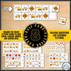 Heavy Equipment Construction Printables for Kids, Math and Literacy ...