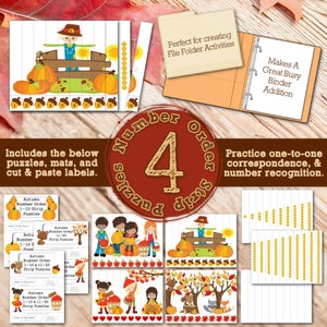 Autumn Printables for Kids - Interactive Educational Fall Preschool ...