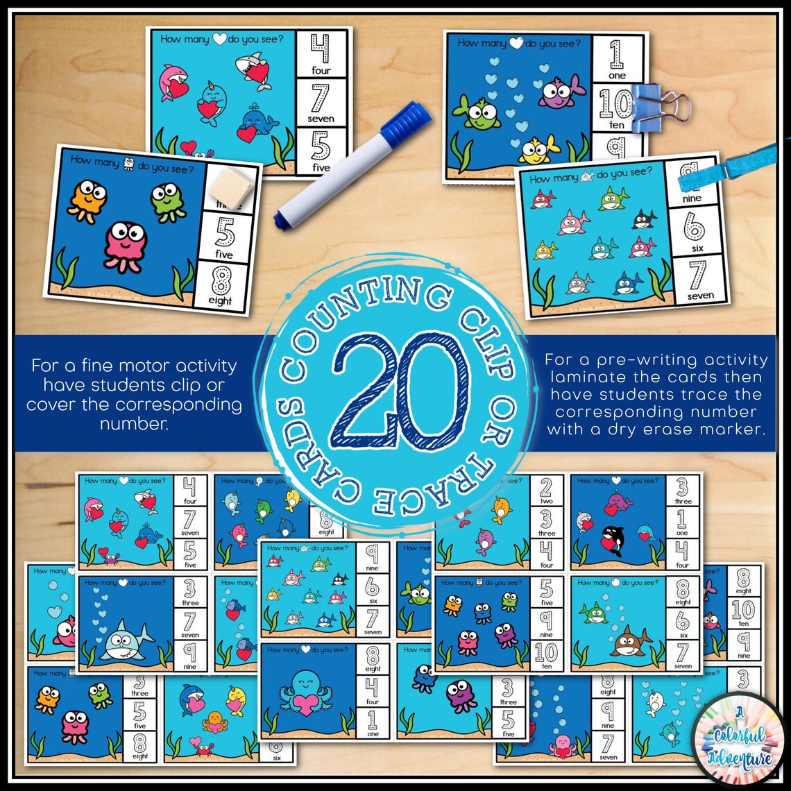Under the Sea Ocean Activity Bundle: Preschool & Kindergarten ...