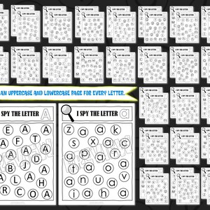 Alphabet I Spy | Educational Printable | Letter Recognition Activity ...