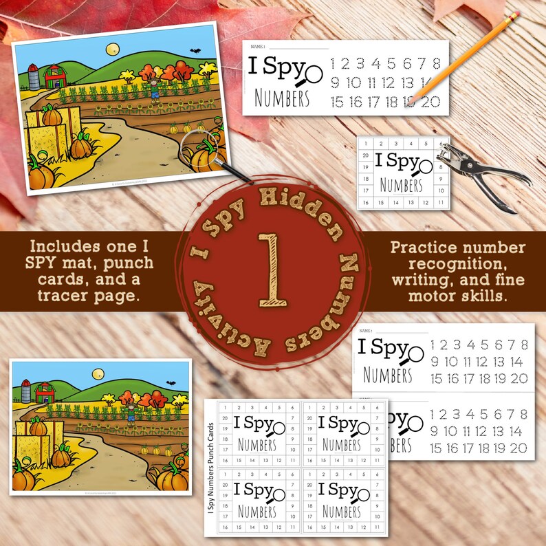 Autumn Printables for Kids - Interactive Educational Fall Preschool ...
