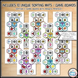 Insects Shape Sort and Game Printable for Kids, Learn to Recognize and ...
