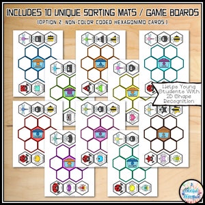 Insects Shape Sort and Game Printable for Kids, Learn to Recognize and ...