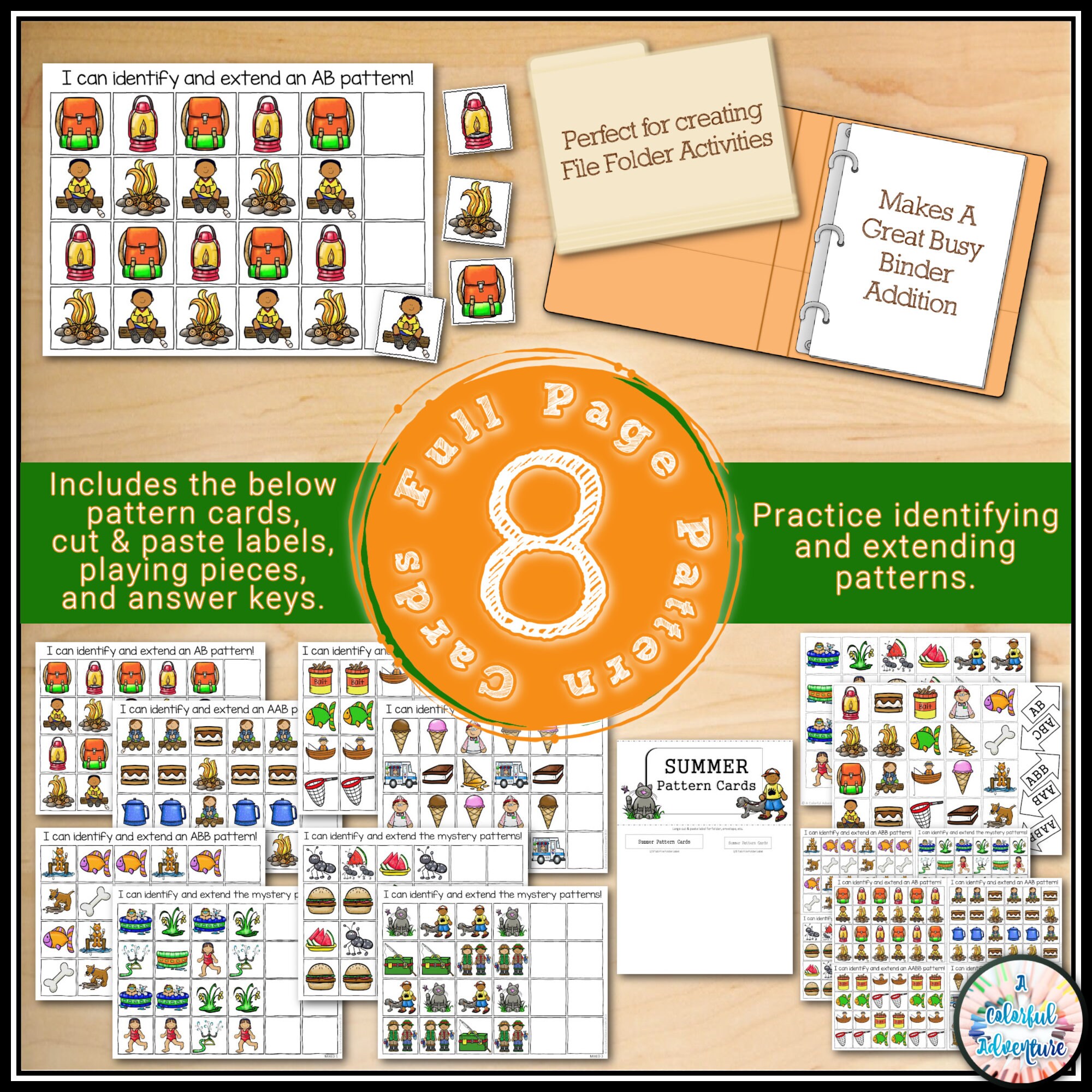 Summer Printables for Kids Interactive Educational Summer Preschool ...