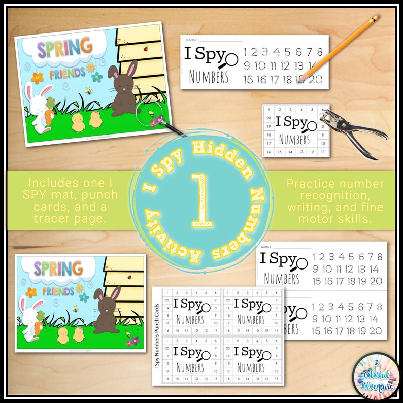 Spring Printables for Kids - Interactive Educational Spring Preschool ...