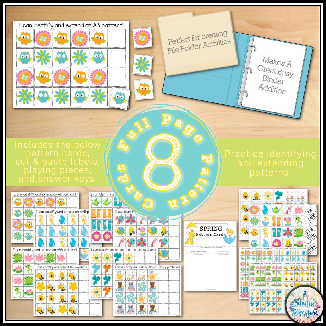 Spring Printables for Kids Interactive Educational Spring Preschool ...
