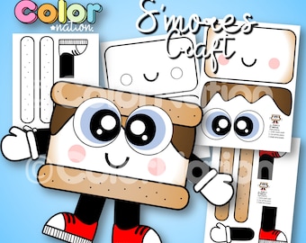 Hot Dog Craft | Camping Day Theme Activities | Summer Bulletin Board ...