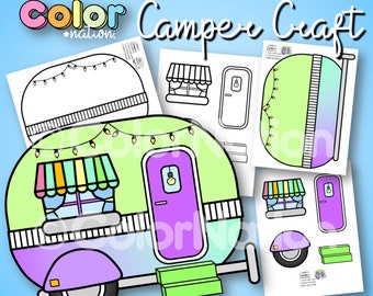 Fishing Kids Craft Fish Craft for Kids Camping Craft Template Camping ...