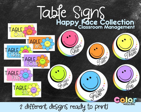 Printable Classroom Management Signs