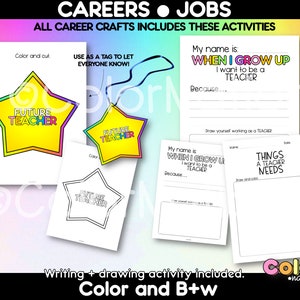 Build a Construction Worker Craft - Career Day Activities - Community ...