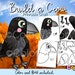 Build a Crow Craft – Fall Activity, Coloring Pages (PDF Pattern) - Etsy