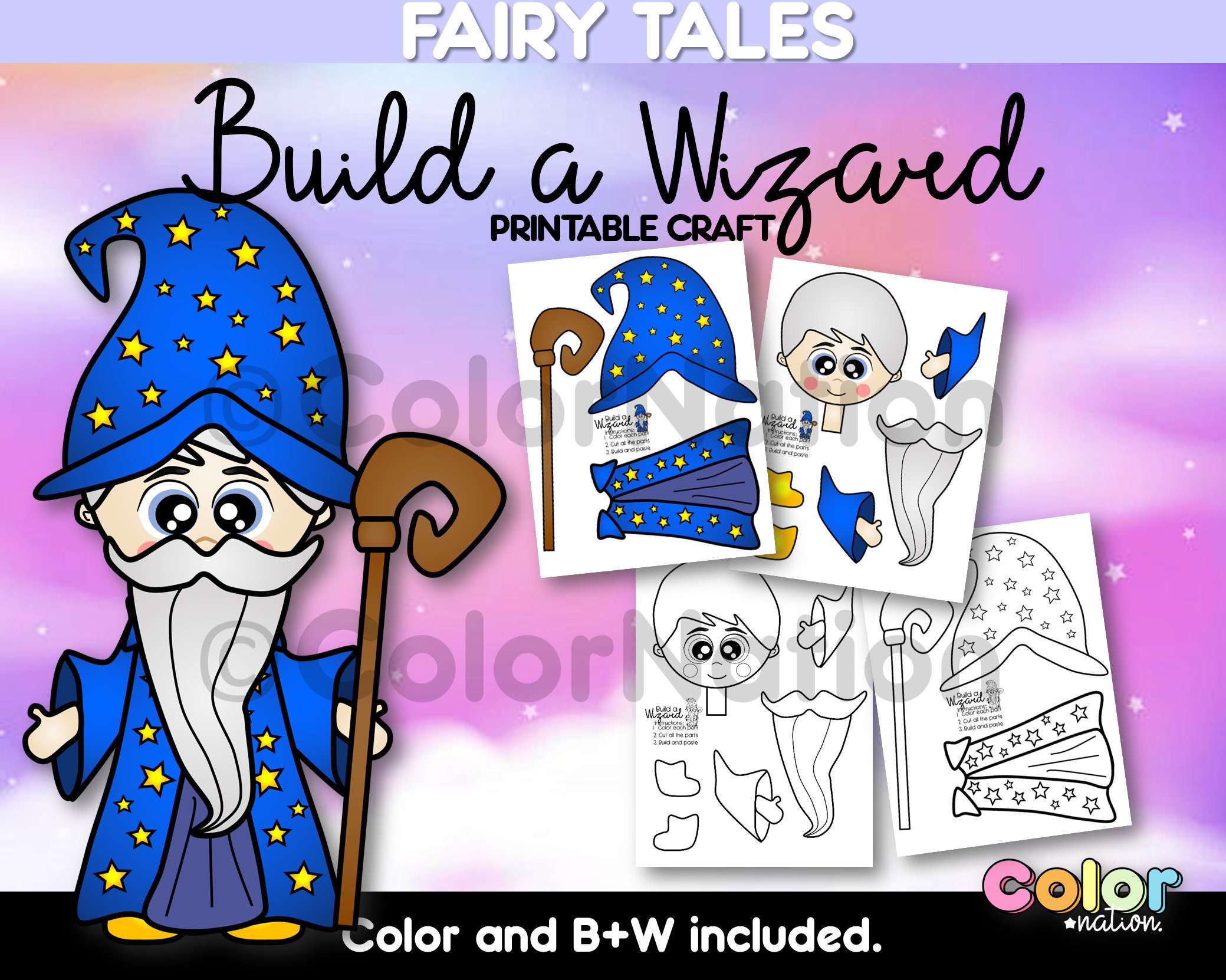 Fairy Tale Crafts BUNDLE - Storytelling Activities - Castle, Dragon ...