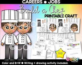 Build a Pilot Printable Craft - Career Day Activities - Community ...