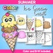 Ice Cream Summer Craft End of the Year Bulletin Board Activities Back ...